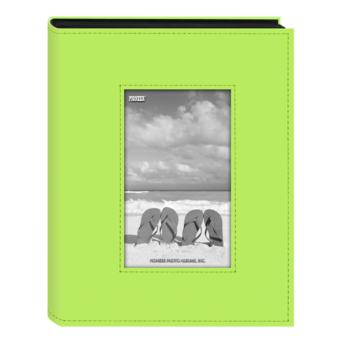 Buy Pioneer 4×6 Sewn Frame Photo Album with Cutout - Green - National ...